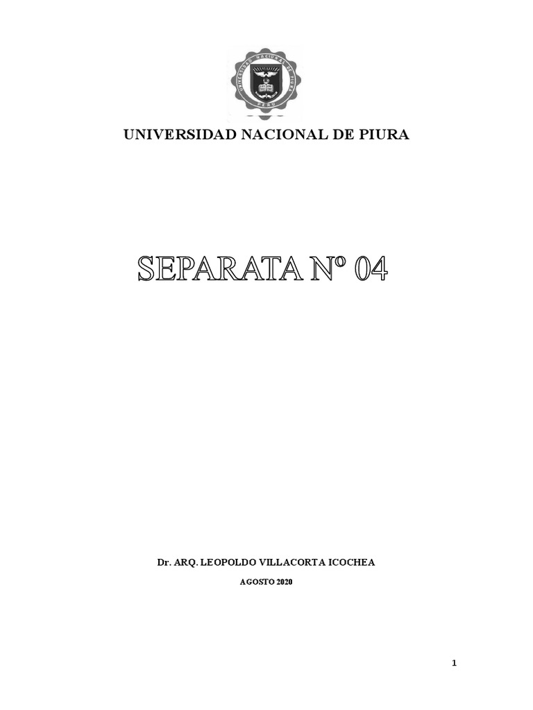 Separata 04 (PATOLOGÍAS) | PDF | Naturaleza | Agua