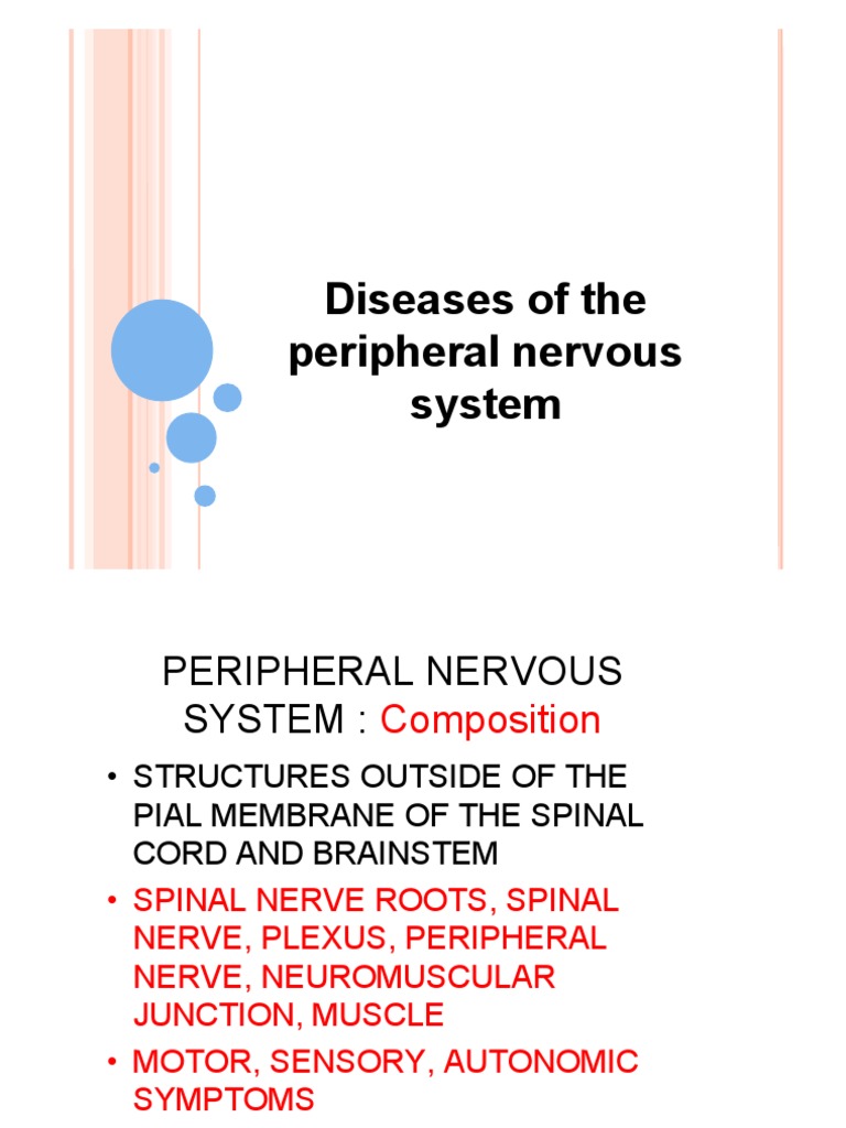 Diseases of The Peripheral Nervous System - PDFX | PDF | Neuron | Axon
