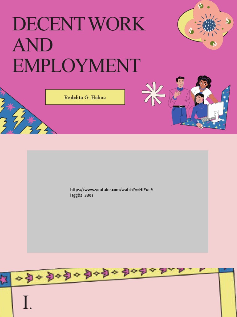 Decent Work and Employment | Download Free PDF | Employment | Overtime