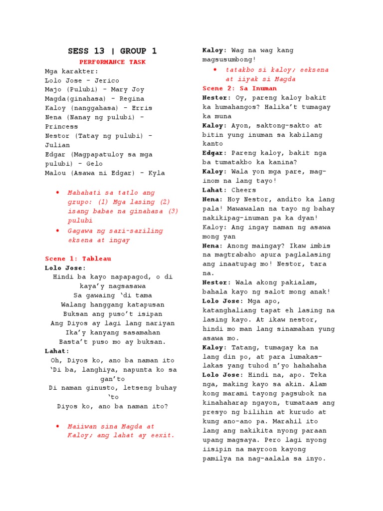 Group 1 Sess 13 | PDF