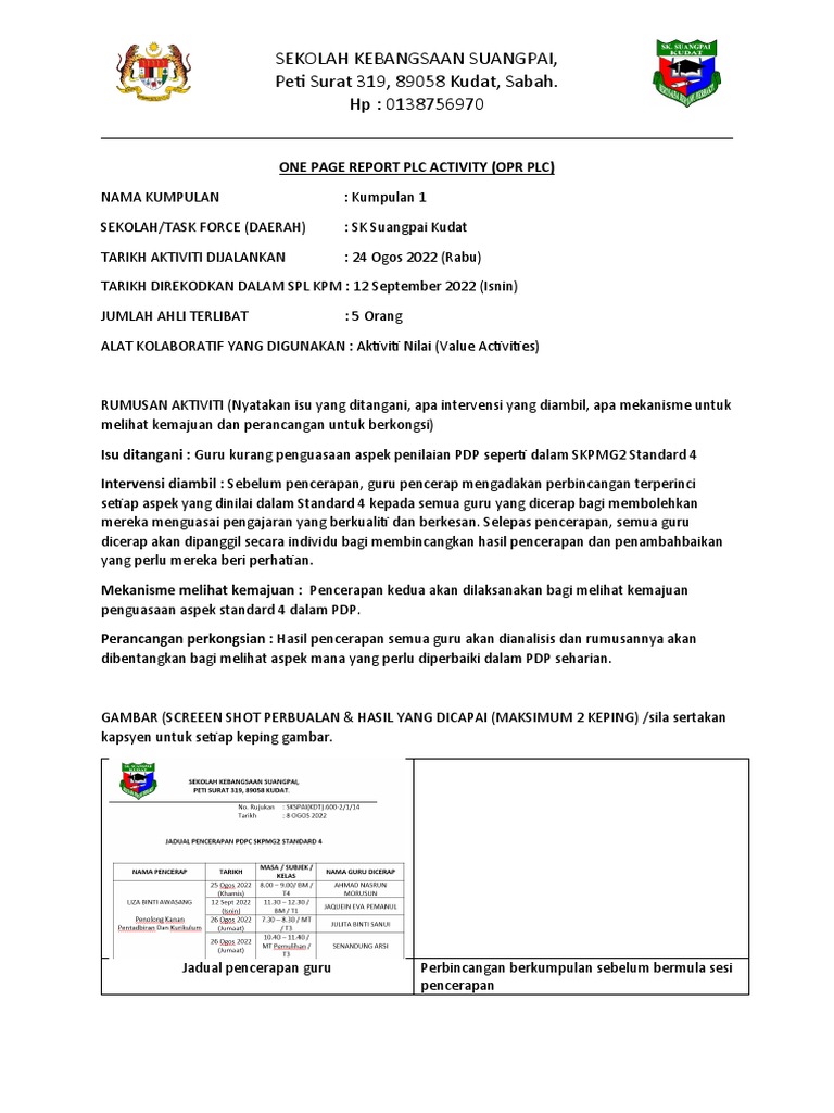 Kumpulan 1 Pencerapan | PDF