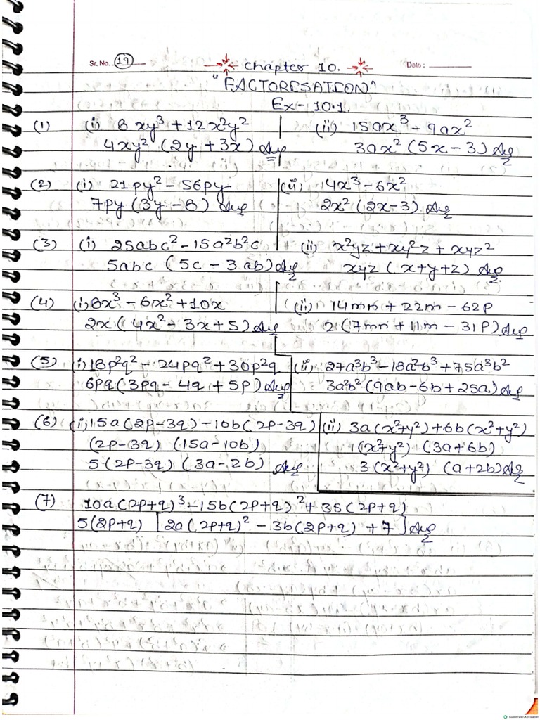 Class 8th Chapter 10 | PDF