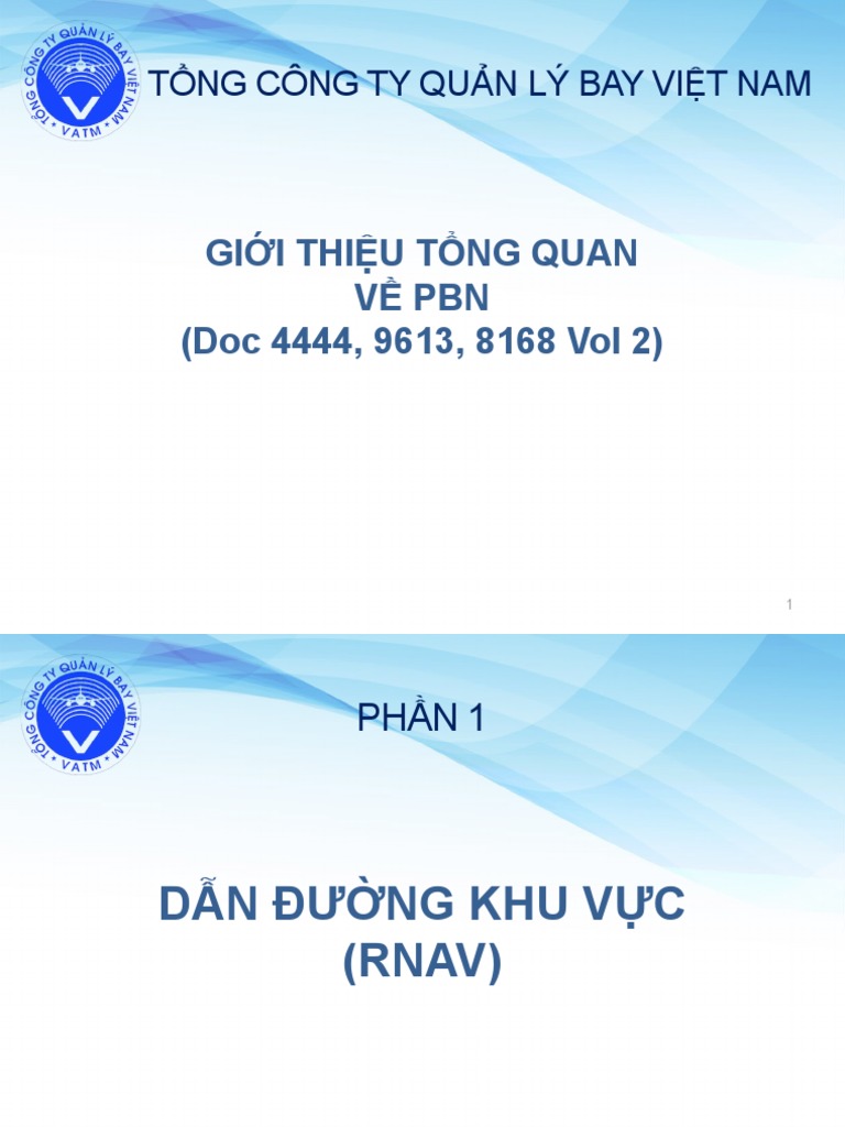 Pho Bien RNAV Principles. PBN Concept. Terminal Ops | PDF