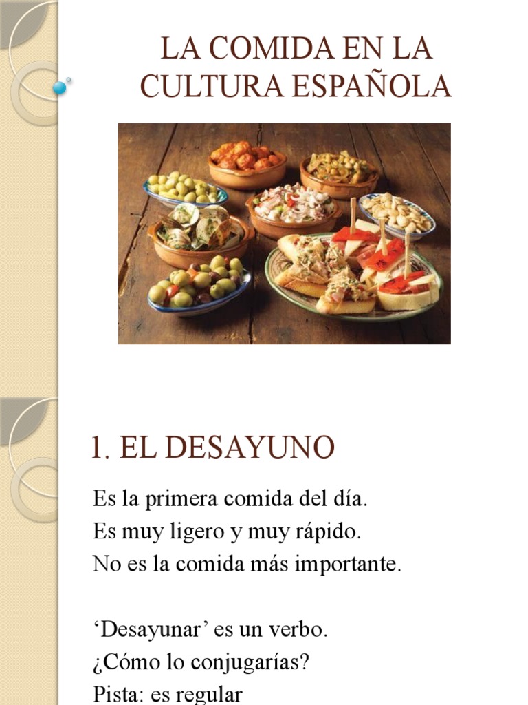 Hábitos Alimenticios en España | PDF | Comida regional y étnica ...