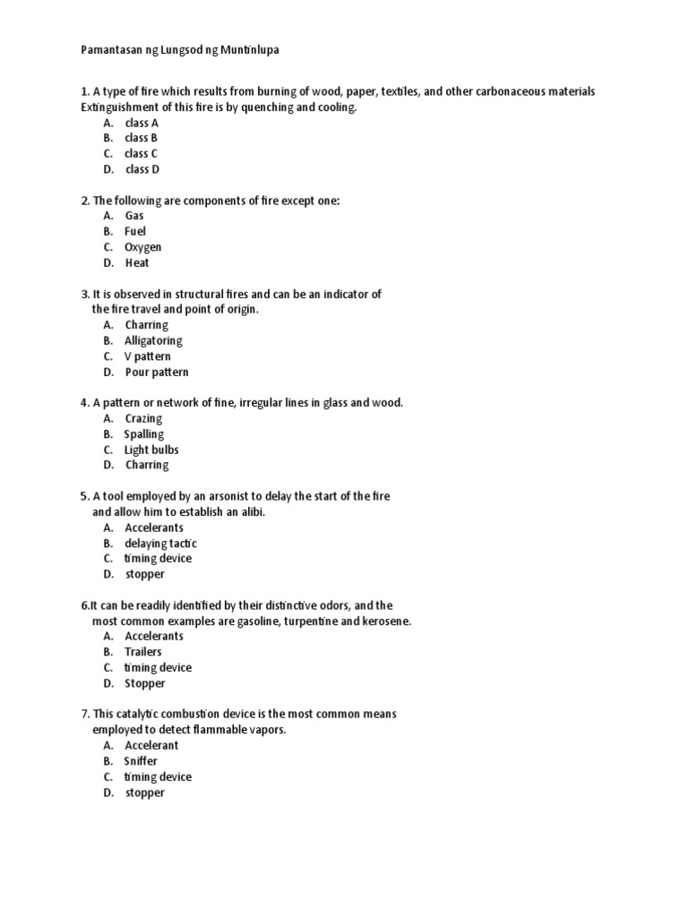 Fire Patterns and Arson Indicators | PDF | Fires | Combustion
