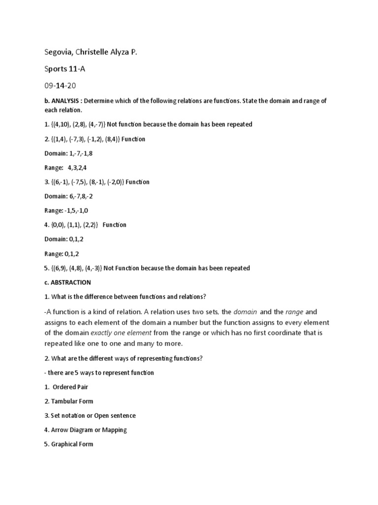 Performance Task in Math | PDF