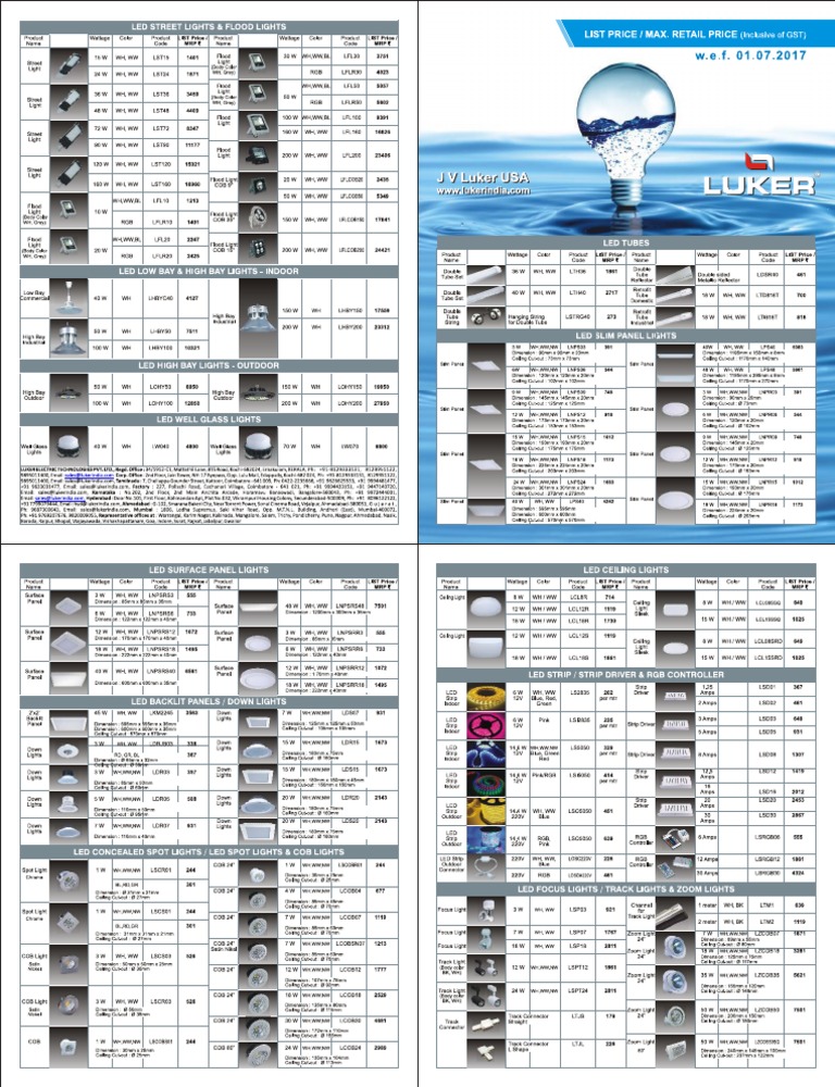 Luker Led Lights | PDF