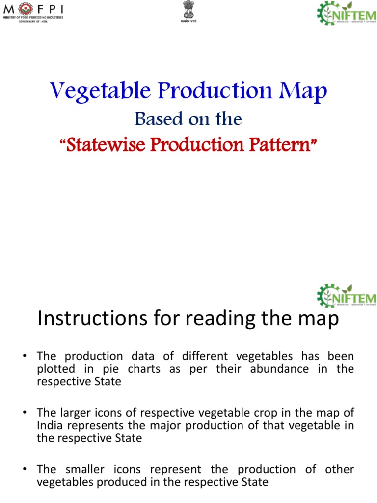 Vegetable Production Map in Different States | PDF | Vegetables | Eggplant