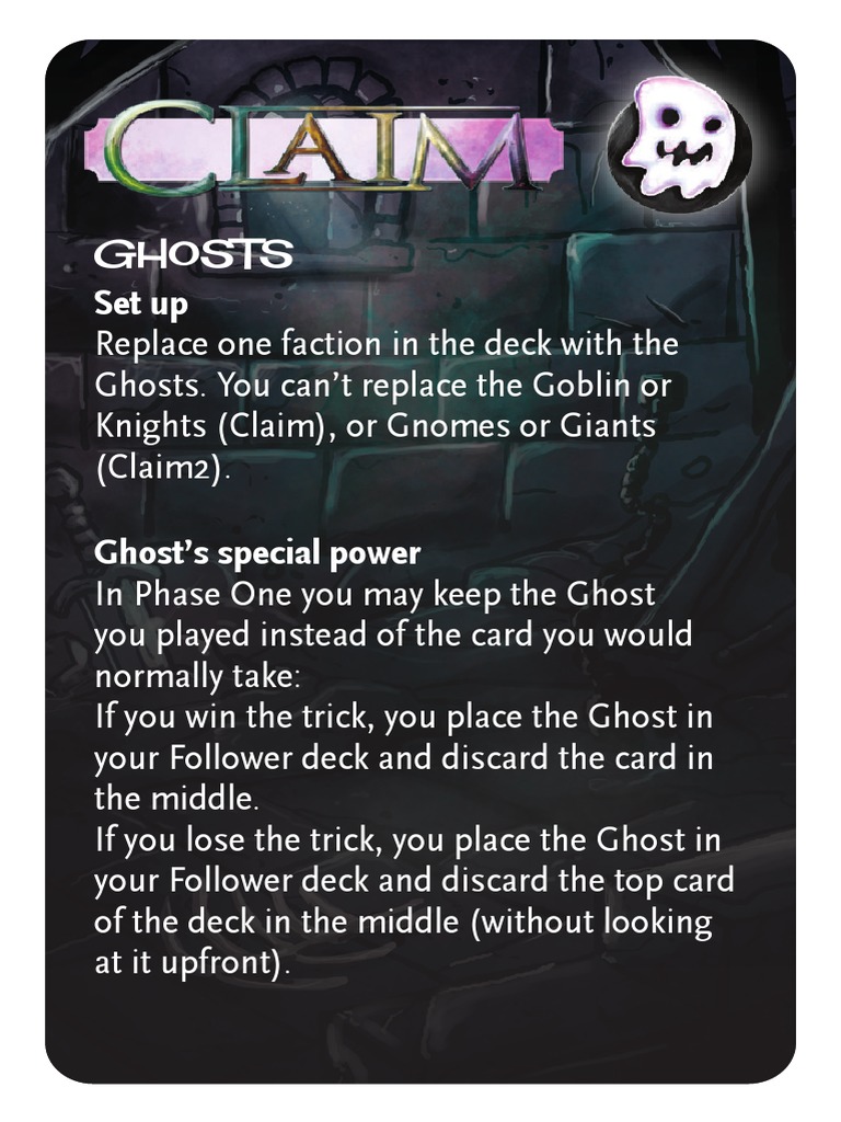 Rules Ghost | PDF