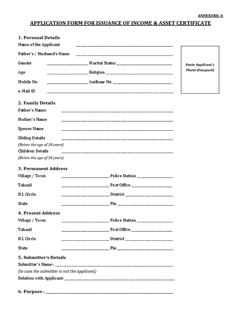 EWS Certificate Application Form Odisha | PDF | Justice | Crime & Violence