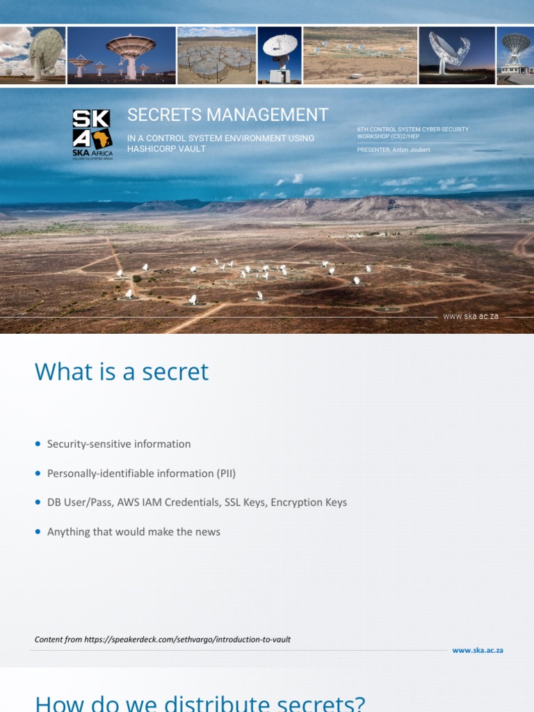 Secrets Management | PDF | Computer Network | Encryption