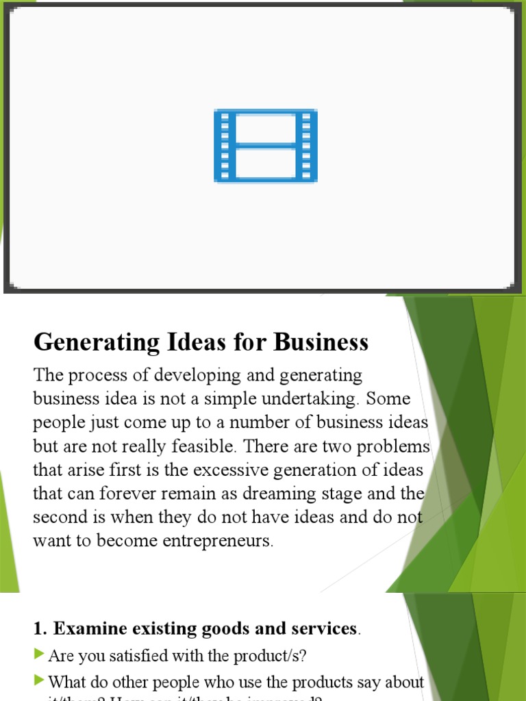 Generating Feasible Business Ideas | PDF | Brand | Marketing