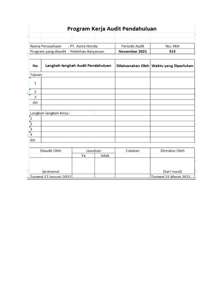 Contoh Kka Manajemen | PDF