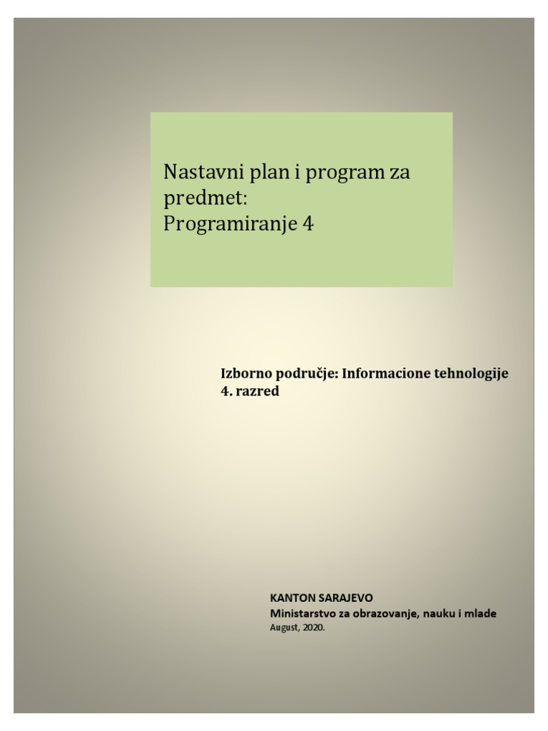 Programiranje 0 | PDF
