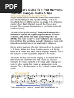 A Beginner's Guide To 4-Part Harmony: Notation, Ranges, Rules & Tips ...