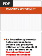 Incentive Spirometer | PDF