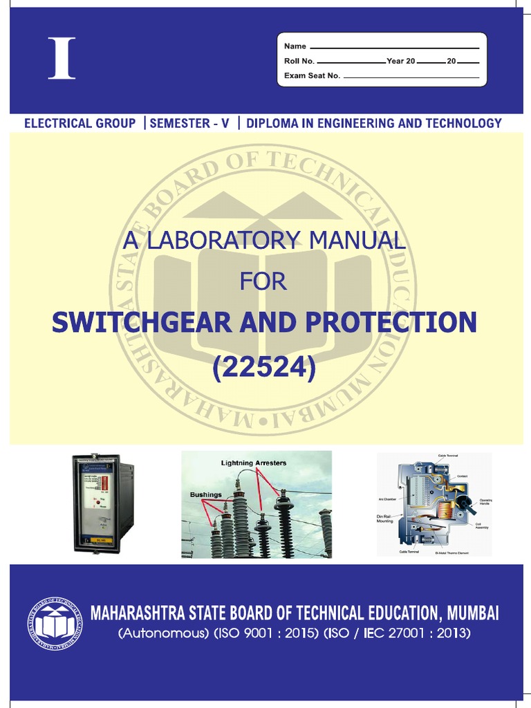 Switch Gear and Protection Final Copy 1 | PDF