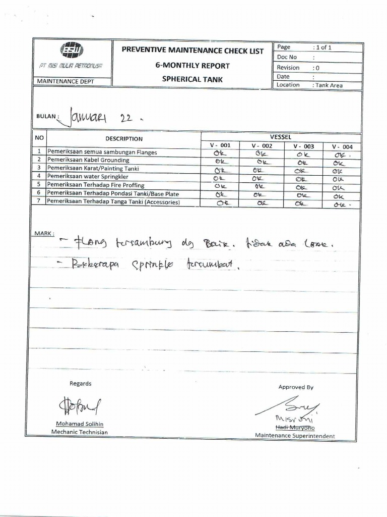 7.2.4. Sarana Penimbunan Di Tangki Timbun | PDF