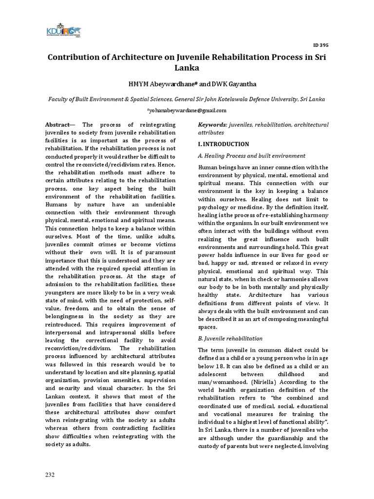 Fbess - 25 | PDF | Rehabilitation (Penology) | Juvenile Delinquency