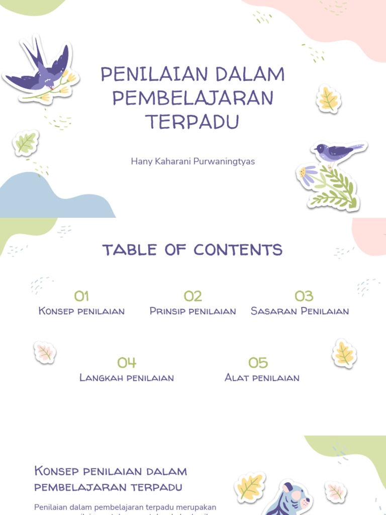MODUL 5 Pembelajaran Terpadu | PDF