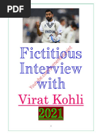 Project - 3, Interview Virat XII | PDF