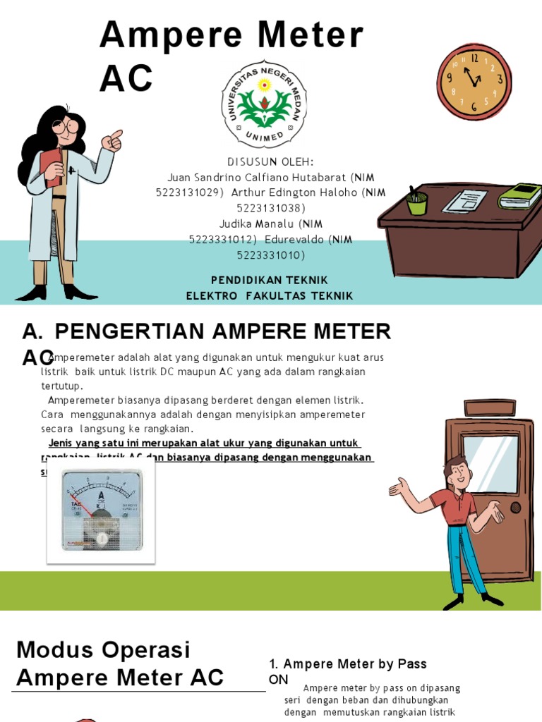 Presentasi Ampere Meter Ac Kelompok 5 | PDF | Teknologi & Rekayasa
