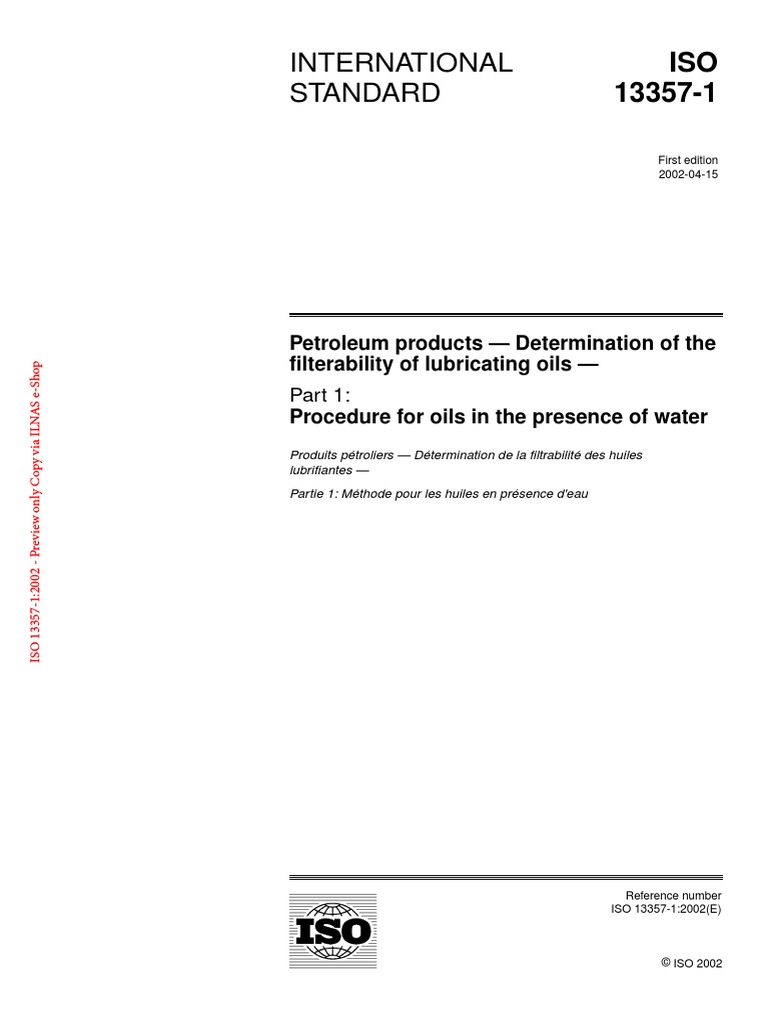 ISO 13357-1 2002 (E) - Character PDF Document | PDF | International ...