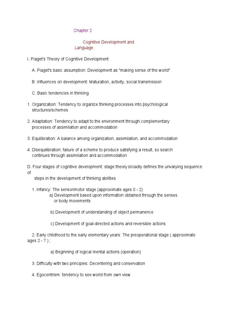 Chapter 2 | PDF | Cognitive Development | Human Development
