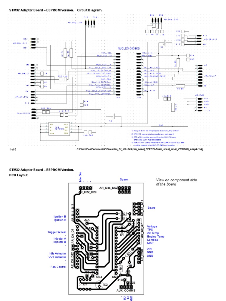 Nucleo G431KB STM32 Adapter Schematic | PDF | Rotating Machines ...
