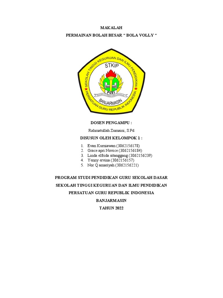 MAKALAH Pjok SD | PDF