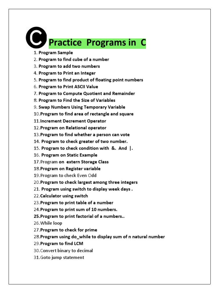 C Program Report | PDF