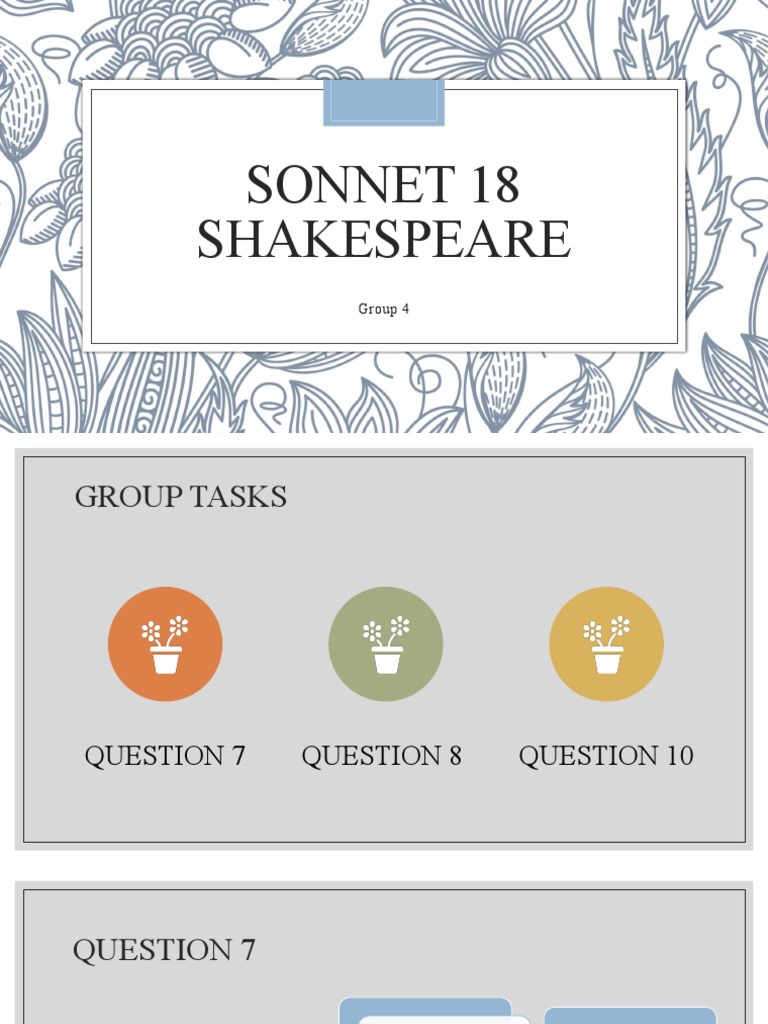 Sonnet 18 | PDF | Vietnam | Poems