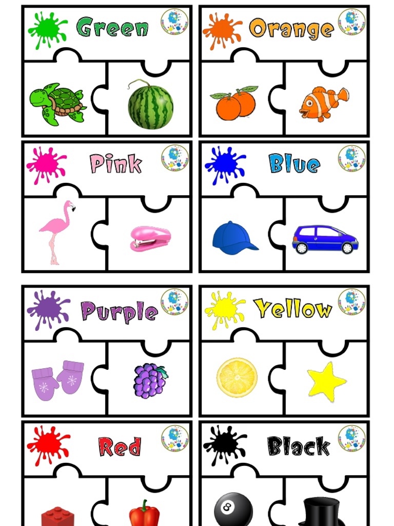 Colors 3 Pieces Puzzle | PDF
