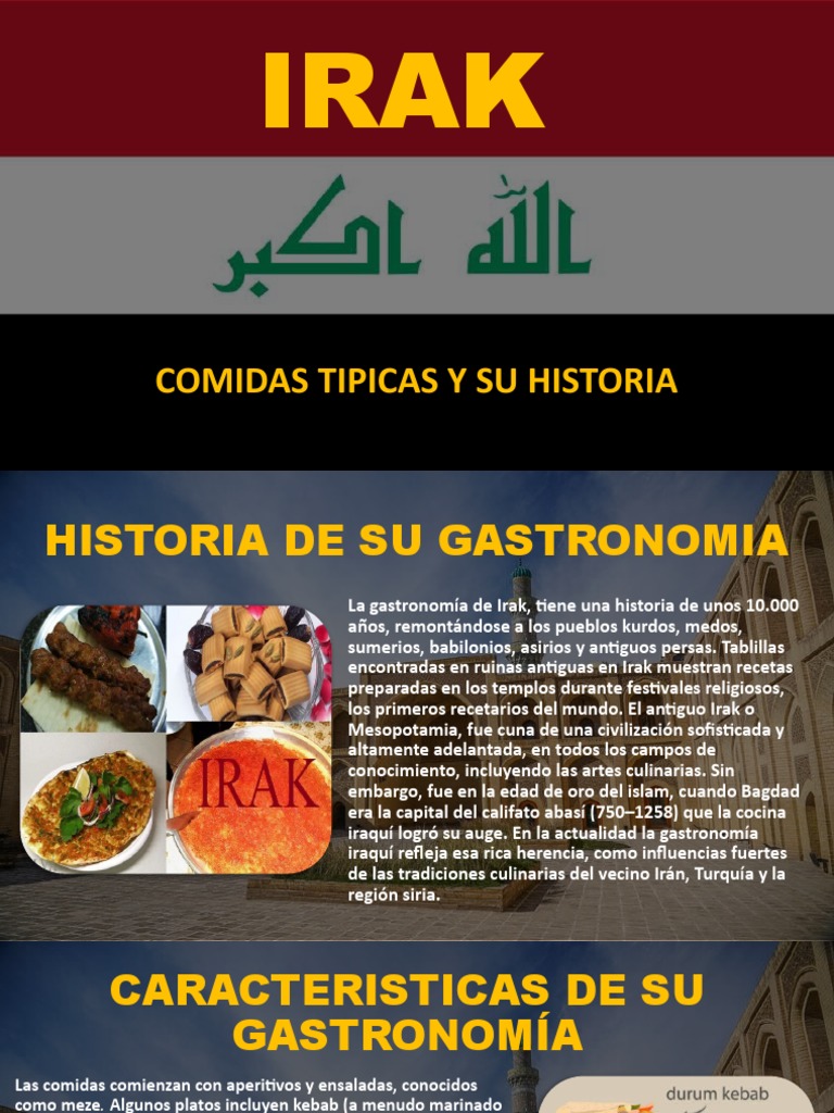 Irak Gastronomia (Melody Fabiana Pauca Laos) | PDF | Cocina ...