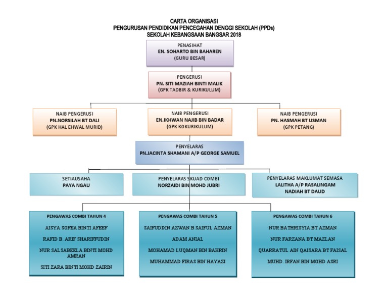 Carta Organisasi PPD | PDF
