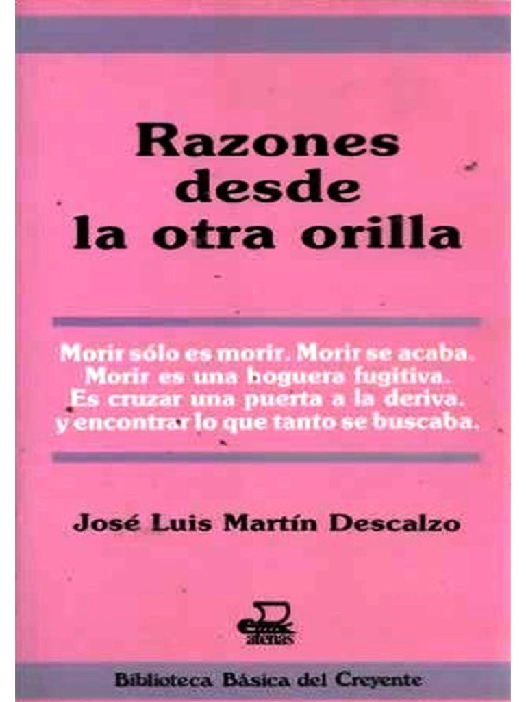 Razones Desde La Otra Orilla (J.L.Martin Descalzo) | PDF | Amor | Papa