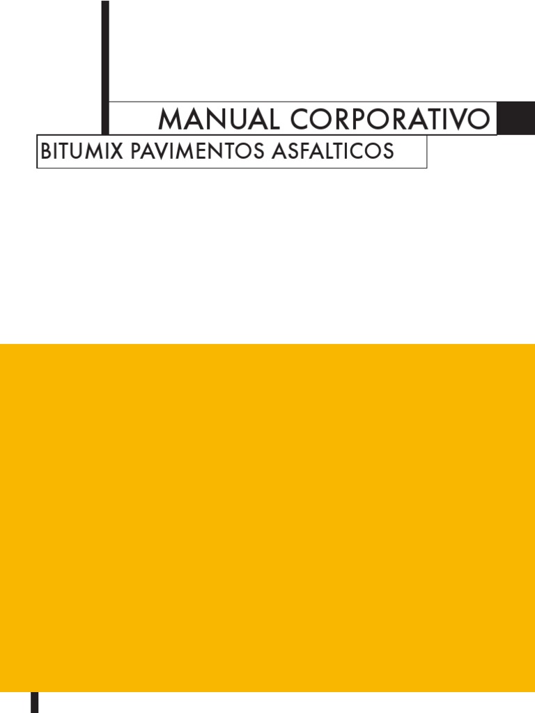 Manual Corporativo Logo Bitumix | PDF | Medios de arte | Tecnología de ...