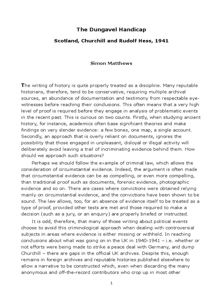 Lob81 Scotland Churchill Hess 1941 | PDF | Winston Churchill | Neville ...