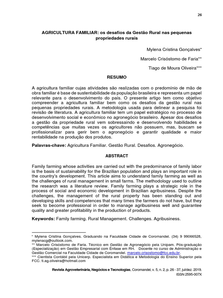 491-Texto Do Artigo-1760-1-10-20210624 | PDF | Cooperativa | Agronegócio