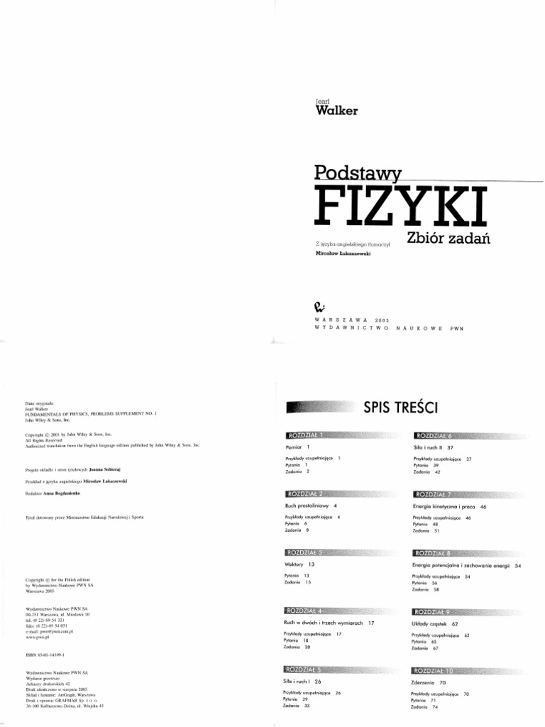 HALLIDAY, RESNICK - Zbior Zadan | PDF