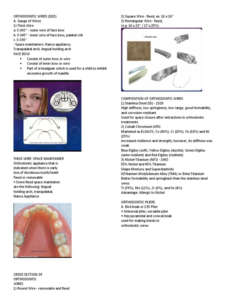 Ortho Notes | PDF | Orthodontics | Bone
