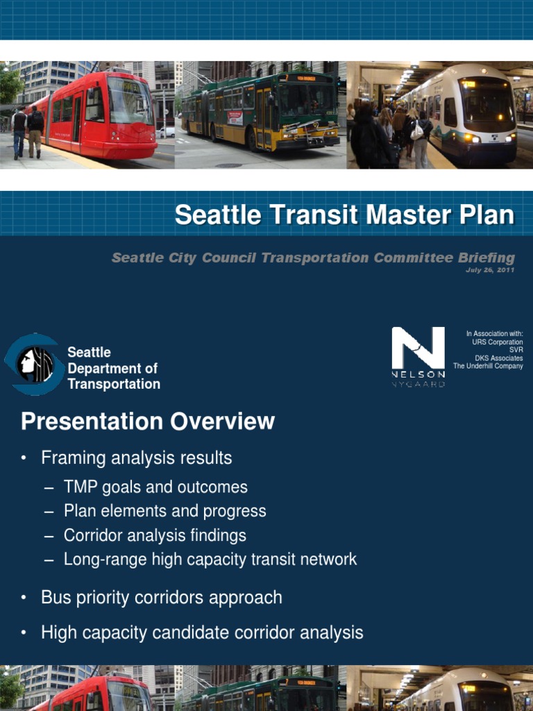 Transit Master Plan | Download Free PDF | Public Transport | Traffic