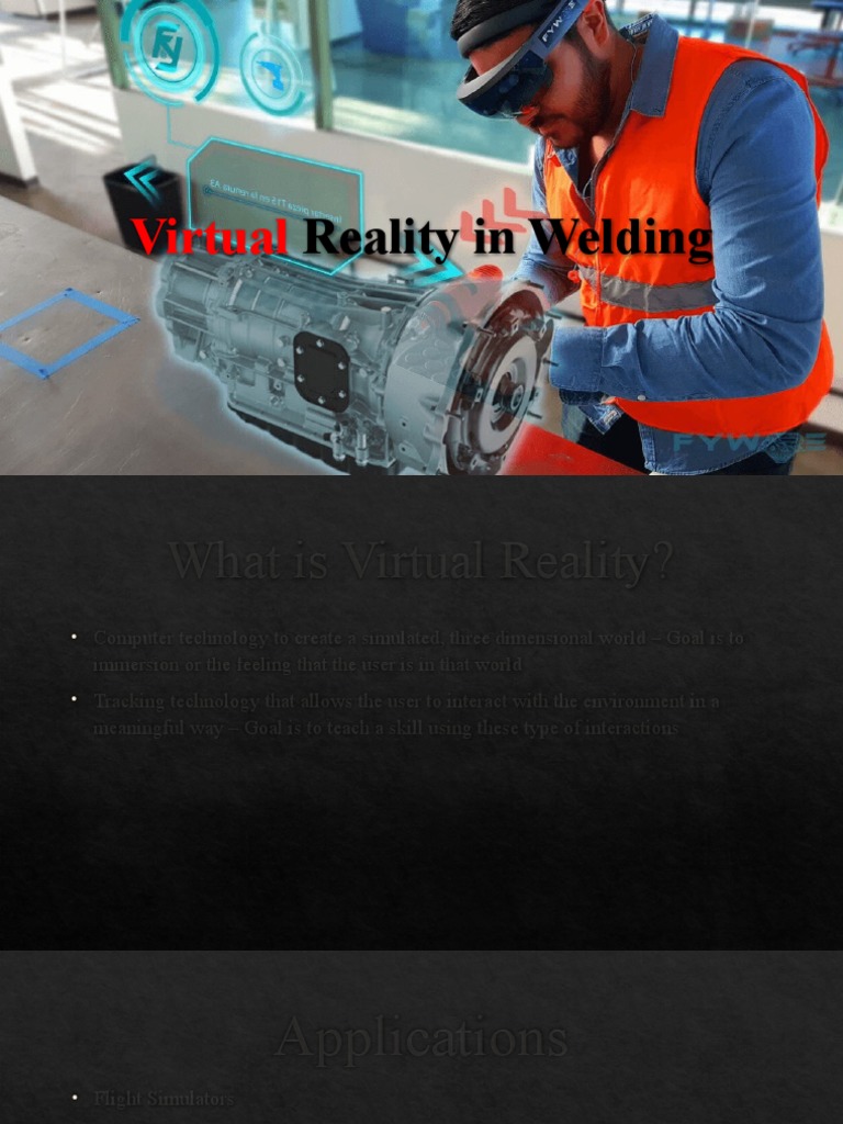 VR Welding Training Benefits and Applications | PDF | Business | Computers
