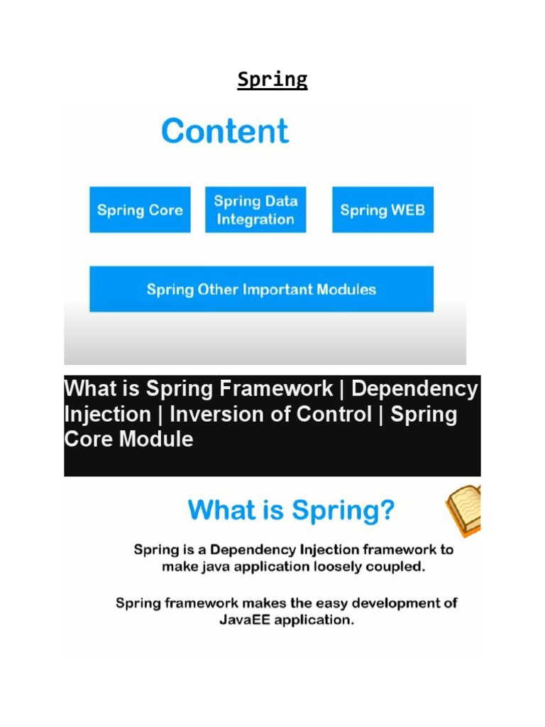 Spring by Durgesh | PDF | Spring Framework | Class (Computer Programming)
