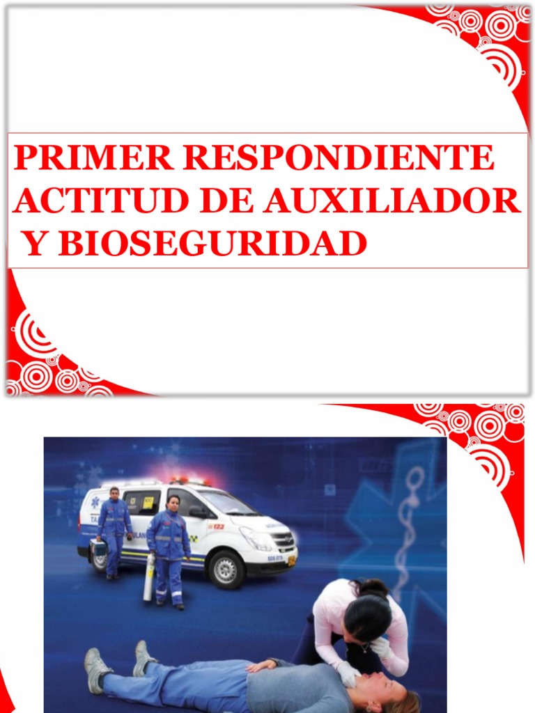 Guía para Primeros Respondientes | PDF | Infección | Primeros auxilios