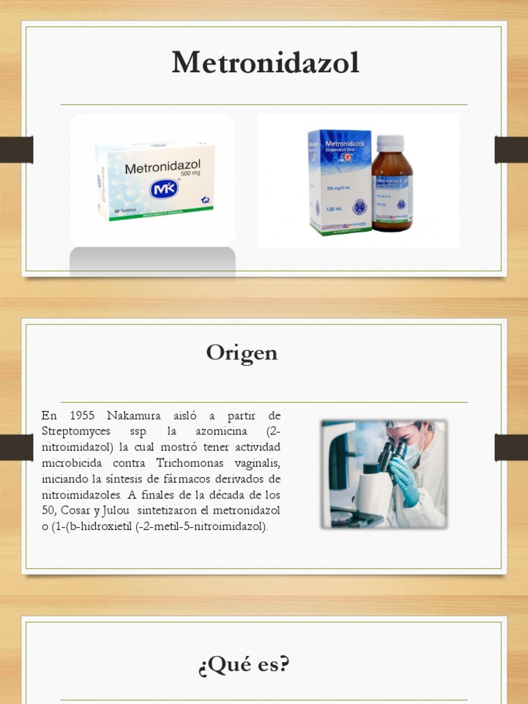 Metronidazol | PDF | Enfermedades y trastornos | Farmacia