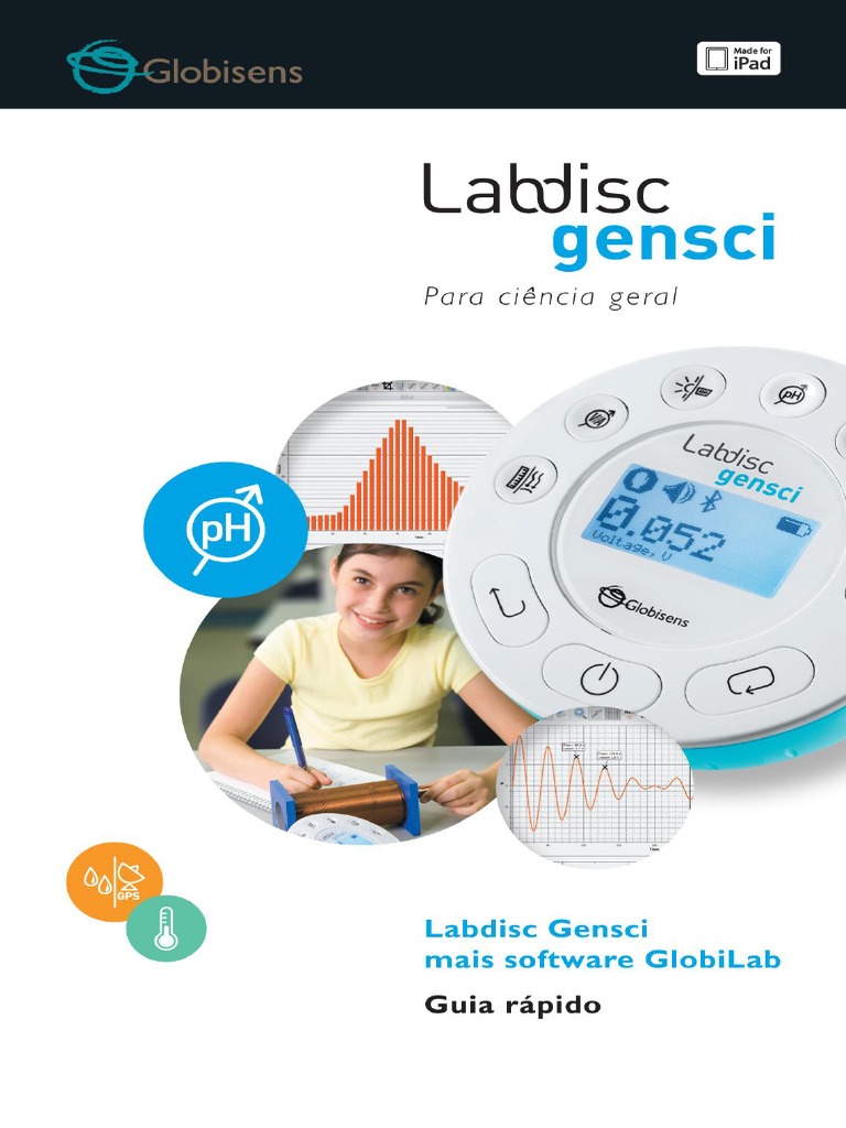 LabDisc GENSCI Quick Start Guide PT | PDF | Bluetooth | Rádio