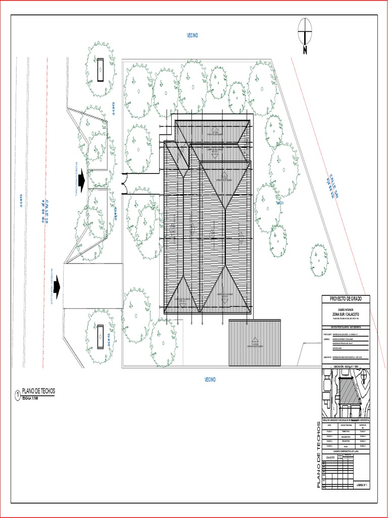 Plano de Techos 1100 | PDF