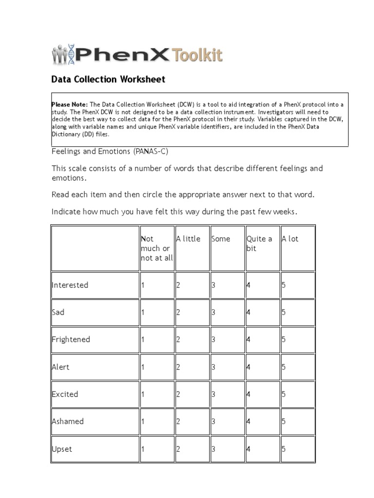 Panas C | PDF | Subjective Experience | Behavioural Sciences