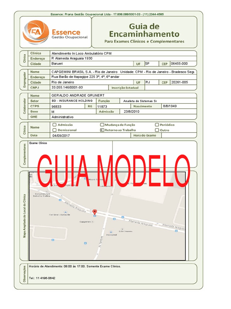 Guia Modelo | PDF | Causas de morte | Remédio